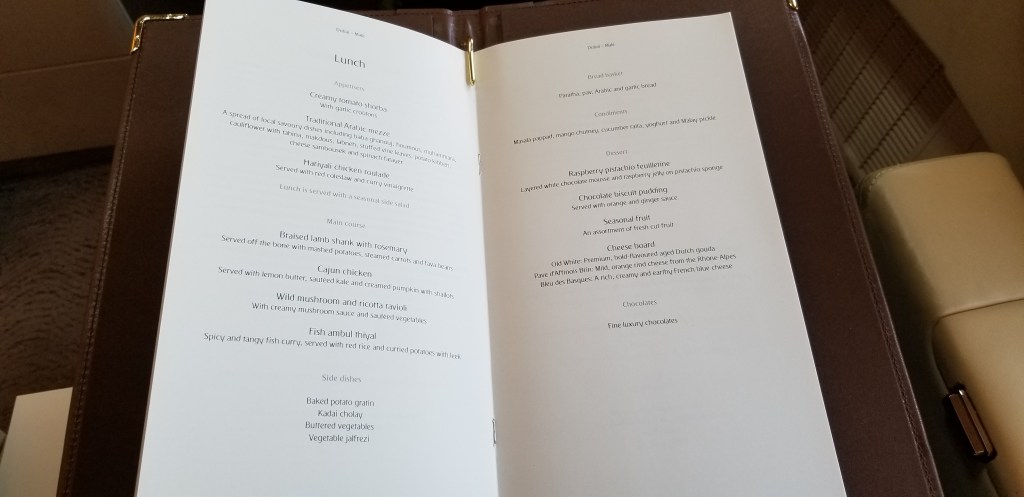 Flight Review – New Emirates First Class 777 DXB – Dubai to MLE – Male